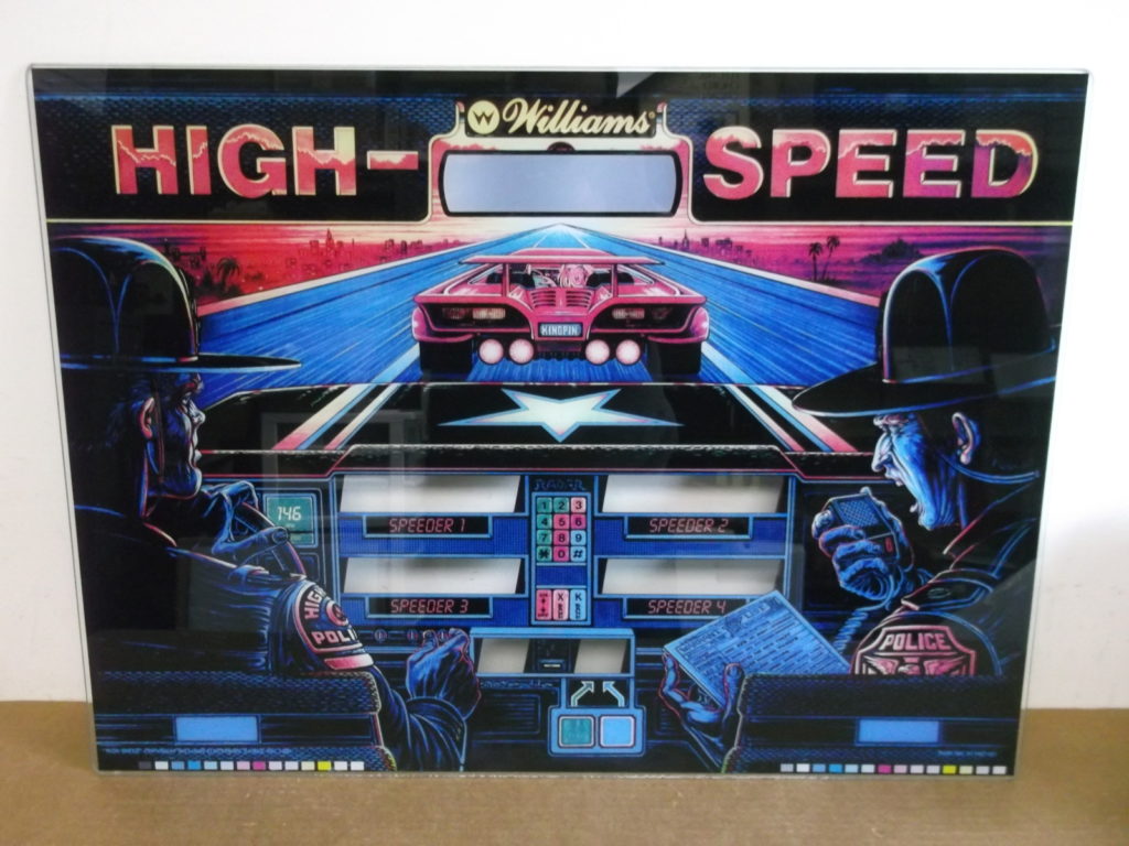 High Speed Backglass 1985 Williams-Budget Version | Shop | Absolute ...
