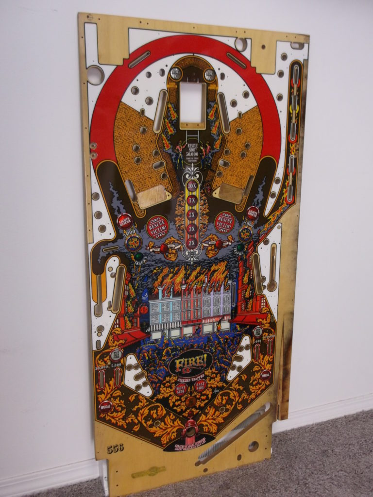 Fire Playfield Williams 1987 CPR Bronze | Shop | Absolute Pinball ...