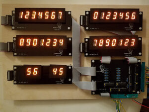 LED Williams 7-Digit Player Score Display Set Wolffpac for System 6A, 7 ...