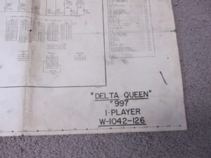 Delta Queen Pinball Fold Open Wiring Schematic 1974 Bally | Shop ...